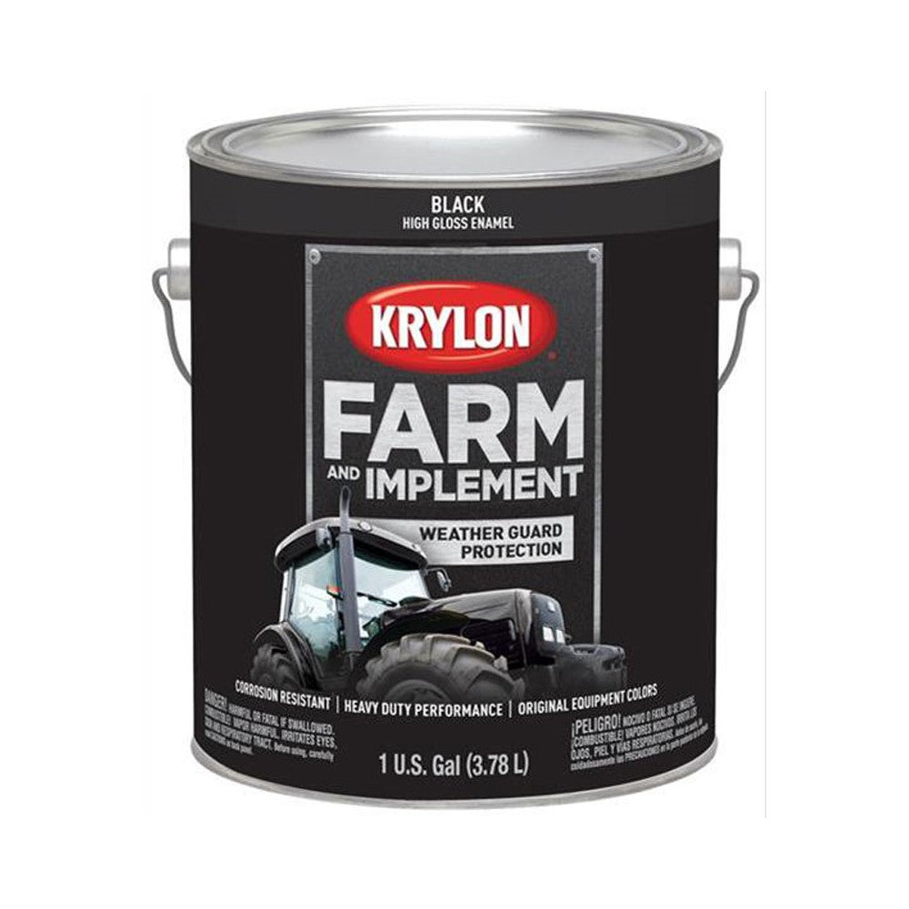 Krylon 1962 Farm & Implement Paint Black 1 Gallon — WeGotAutoPaint