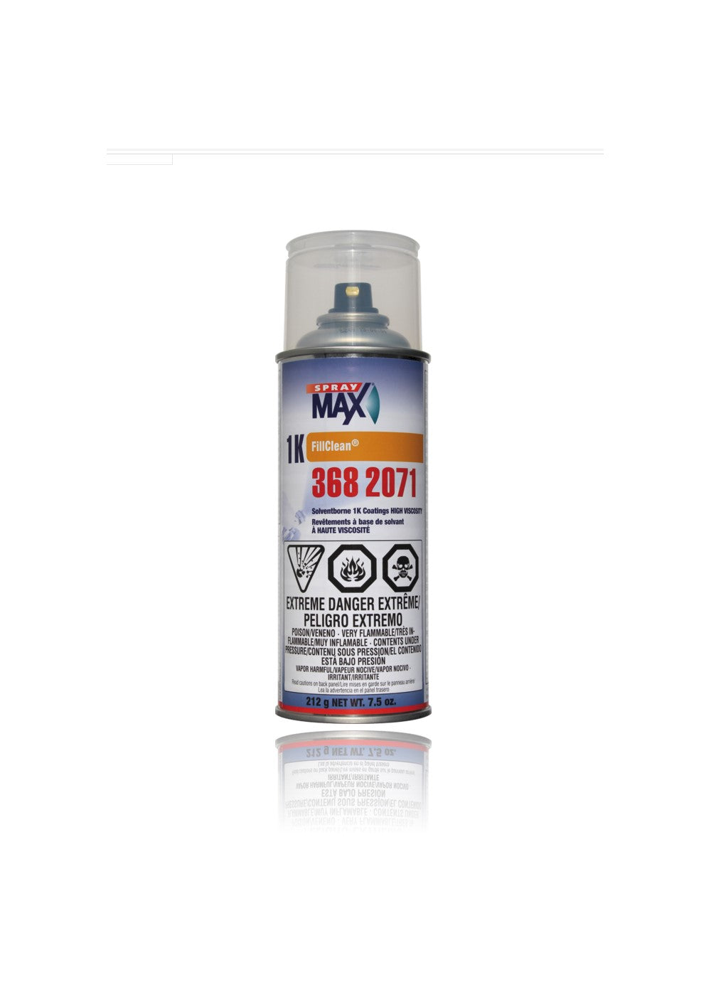 SprayMax 3682071 1K FillClean for 1K Solvent-Based Basecoats Aerosol 7 ...