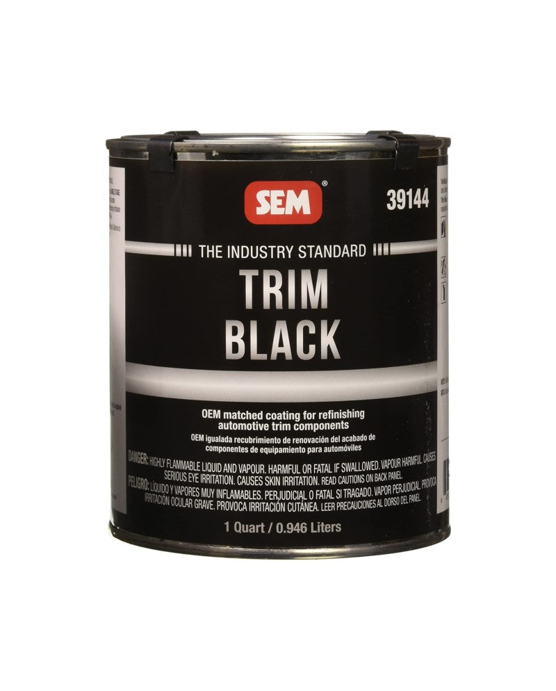 SEM 39144 Trim Black Aerosol 1Quart — WeGotAutoPaint