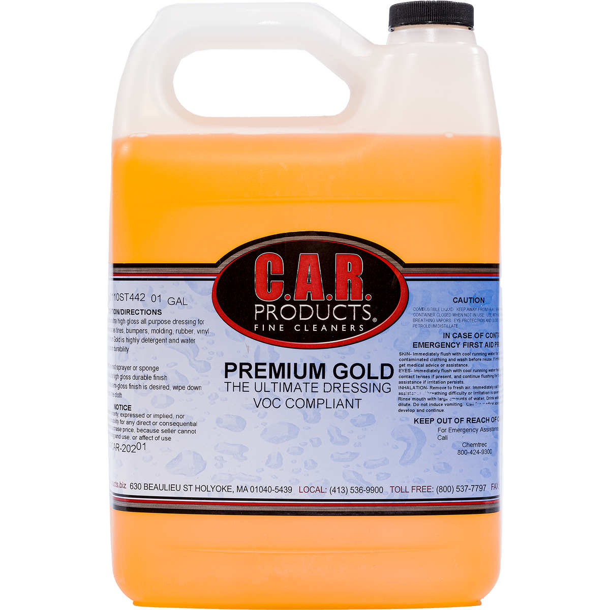 XCP CAR-20201 CAR Products Premium Gold Ultimate Dressing (1 gal ...